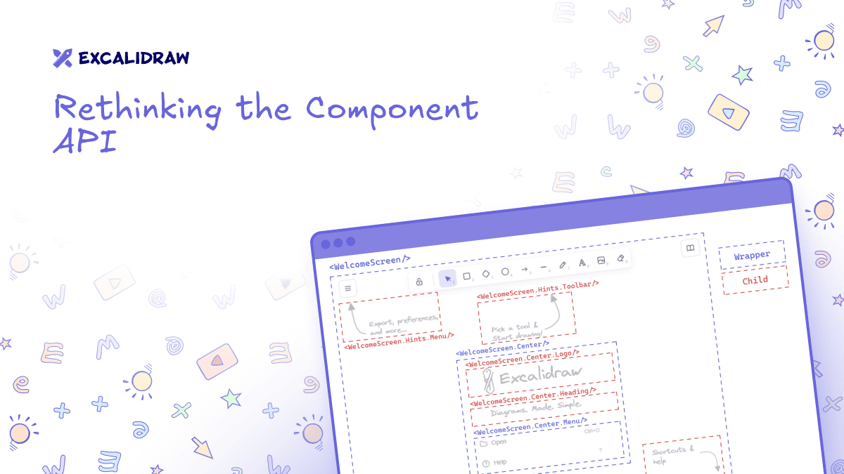 Excalidraw blog | Rethinking the Component API